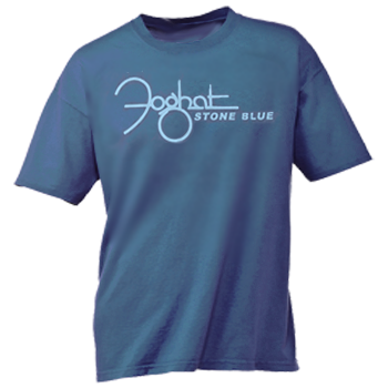 Stone Blue T-Shirt – FOGHAT RECORDS STORE